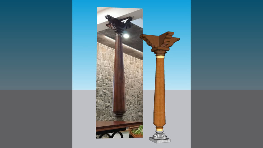 chettinad style columns | 3D Warehouse