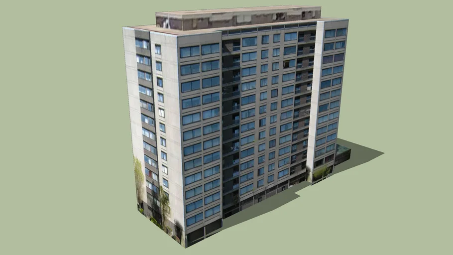 Apartment building | 3D Warehouse
