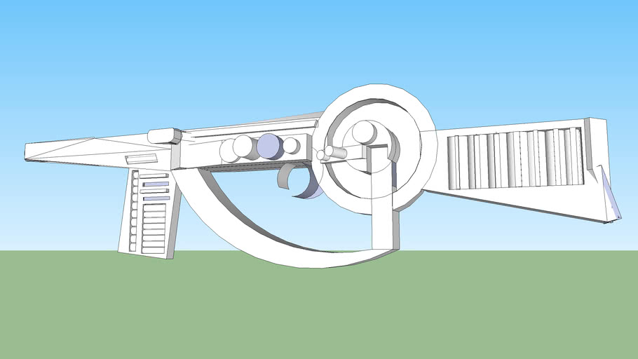 Halo 2 covenant rifle | 3D Warehouse