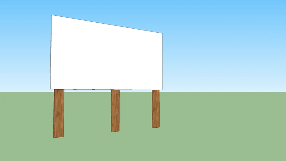 Outdoor Movie Theater Screen (from drive-in theater) | 3D Warehouse