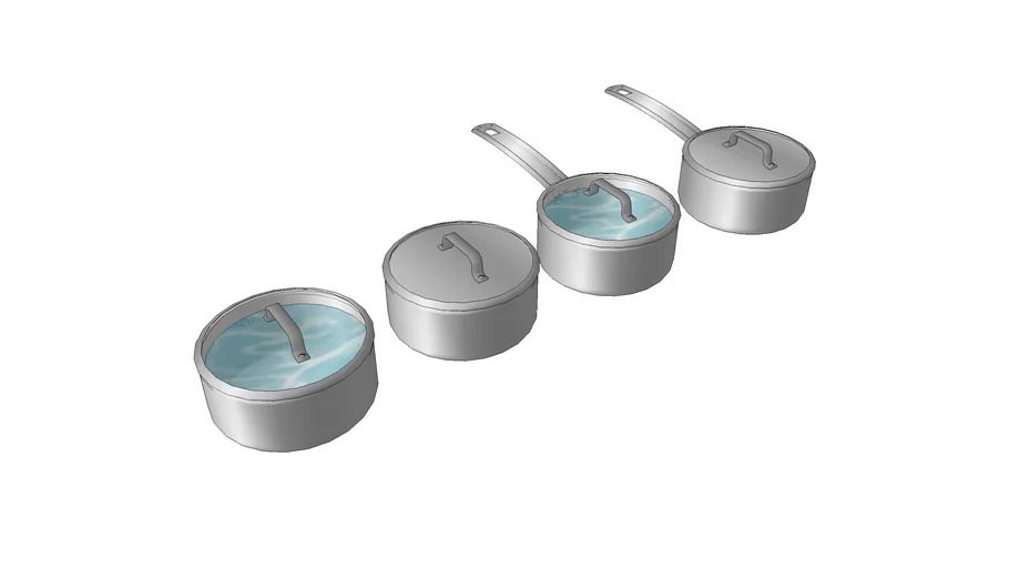 Stainless Steal Pans | 3D Warehouse