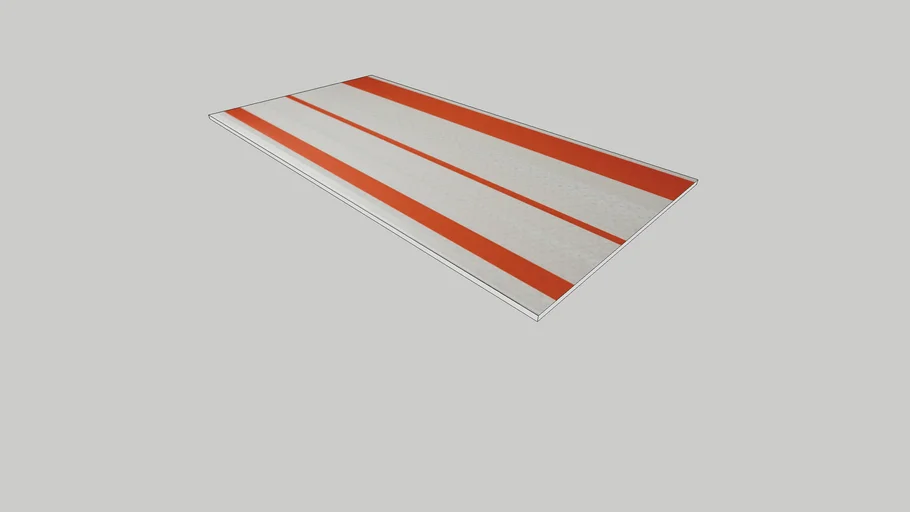 Azulejo Interceramic Kaleido Stripes Papaya 30 x 60 | 3D Warehouse