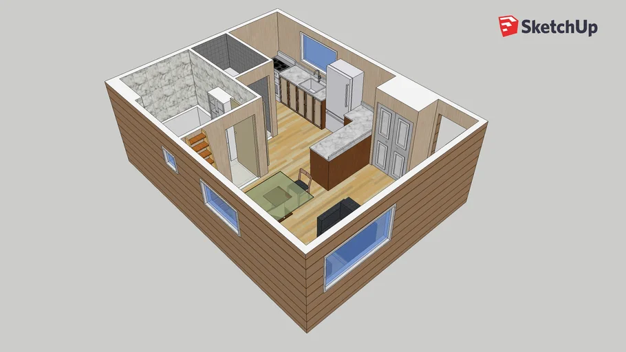 Google Sketchup 3d Tiny House Designs