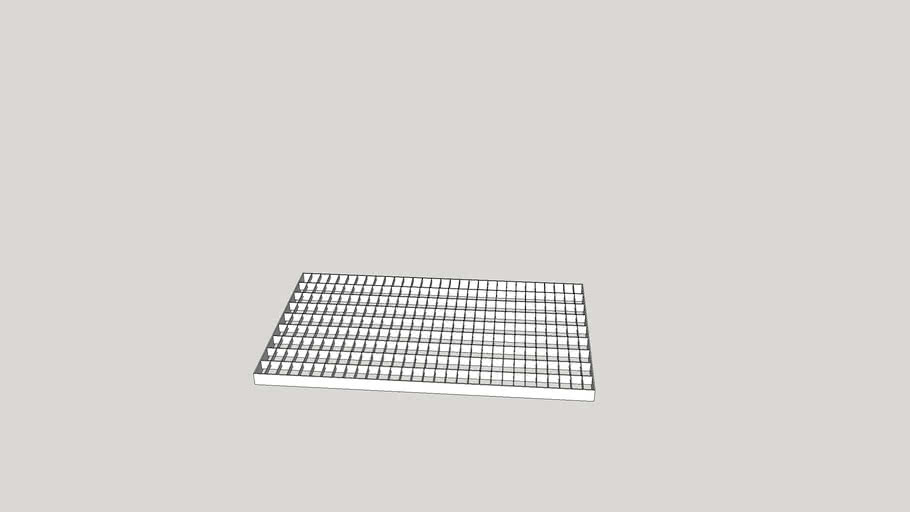 Floor gratings with dynamic measerements | 3D Warehouse