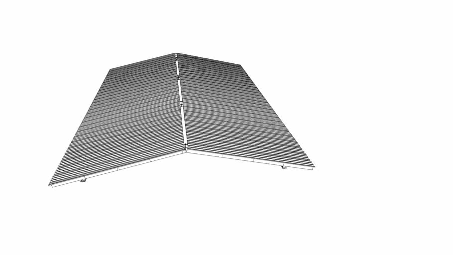 Steel Portal frame roof design | 3D Warehouse