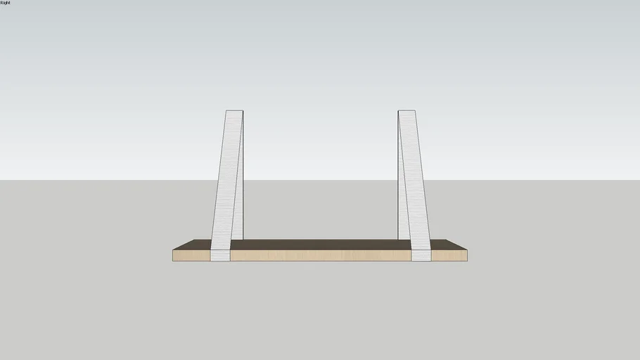 Hanging Shelve White Canvas - ProLine - Dock Four | 3D Warehouse