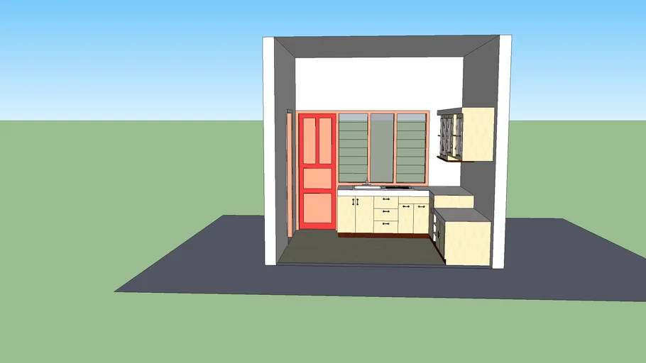 Meja Pantry | 3D Warehouse