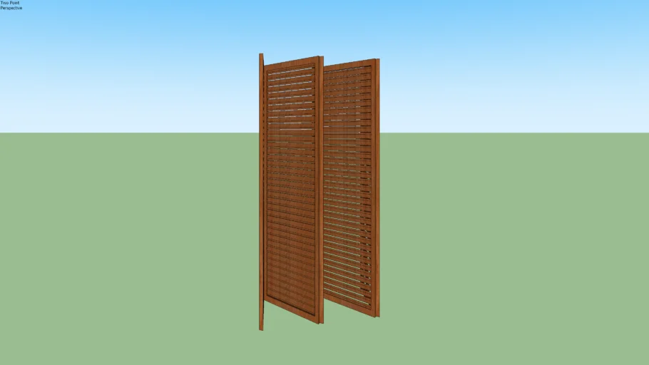 Folding Door (Timber) | 3D Warehouse