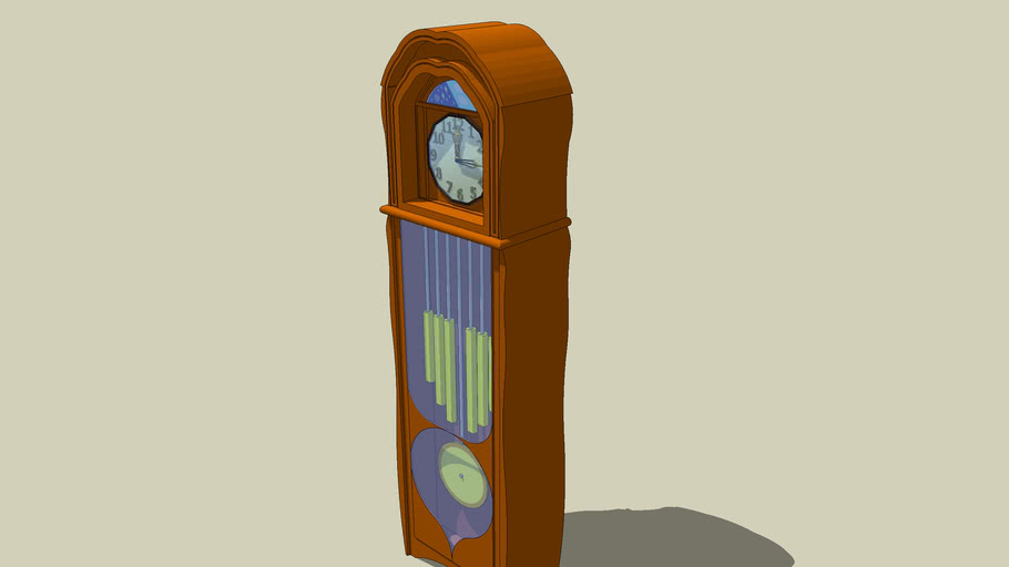 Grandfather Clock | 3D Warehouse