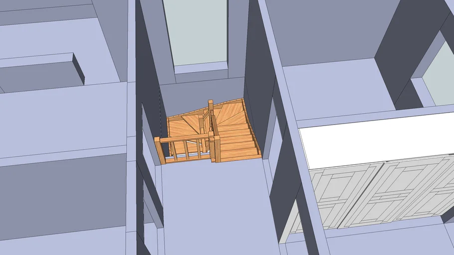 Лестница для коттеджа(ladder) | 3D Warehouse