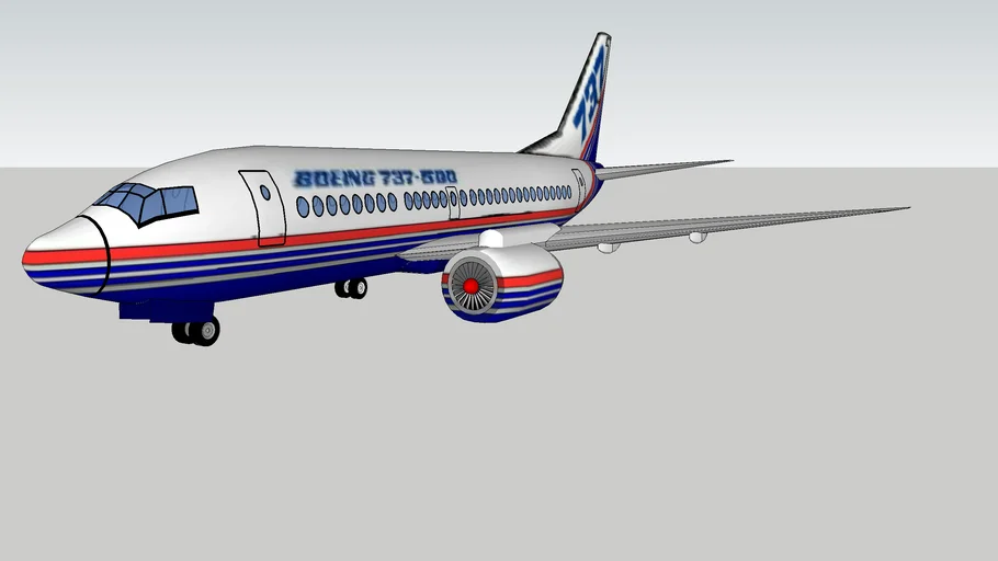 BOEING 737-500 | 3D Warehouse