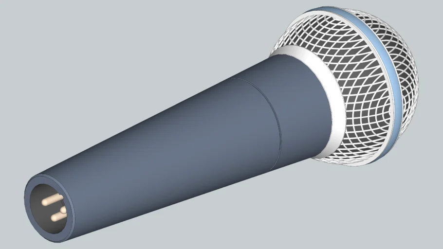 Dynamic Vocal Microphone | 3D Warehouse
