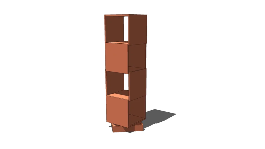Revolving Bookcase Plan | 3D Warehouse