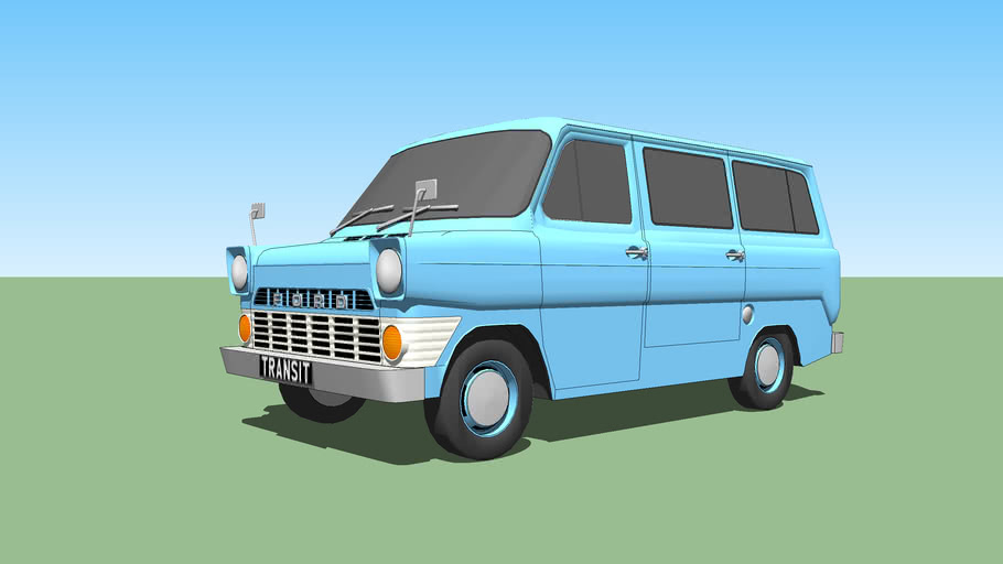 Ford Transit Mk1 (Minibus) | 3D Warehouse