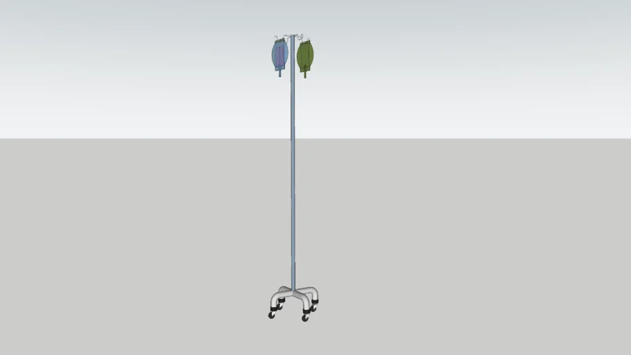 support baxter médical | 3D Warehouse