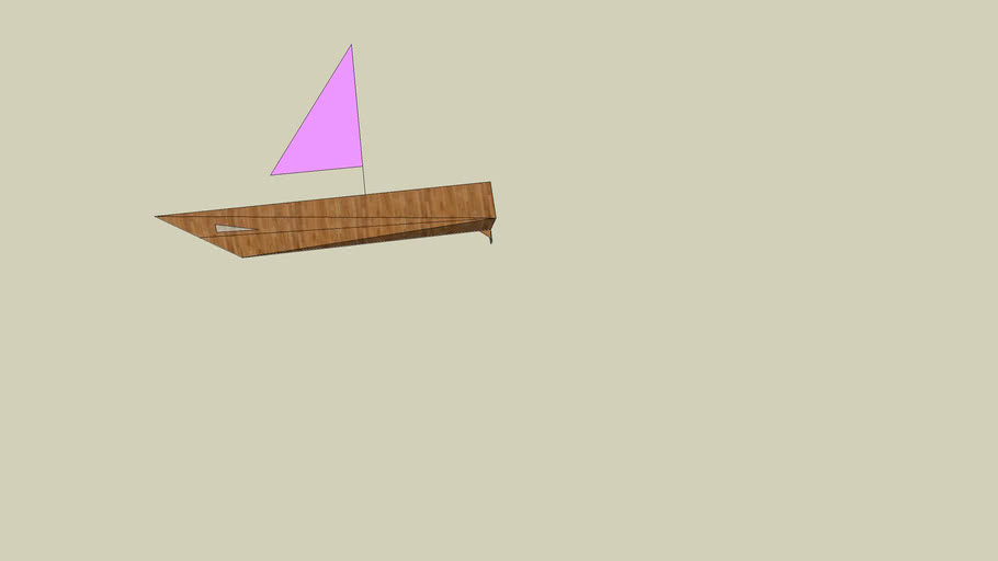 Holz Segelboot | 3D Warehouse