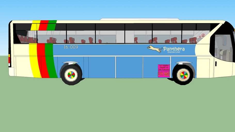 Panthera Express Liner Del Monte Motors DM14 Series 1 MAN 18.350 | 3D ...