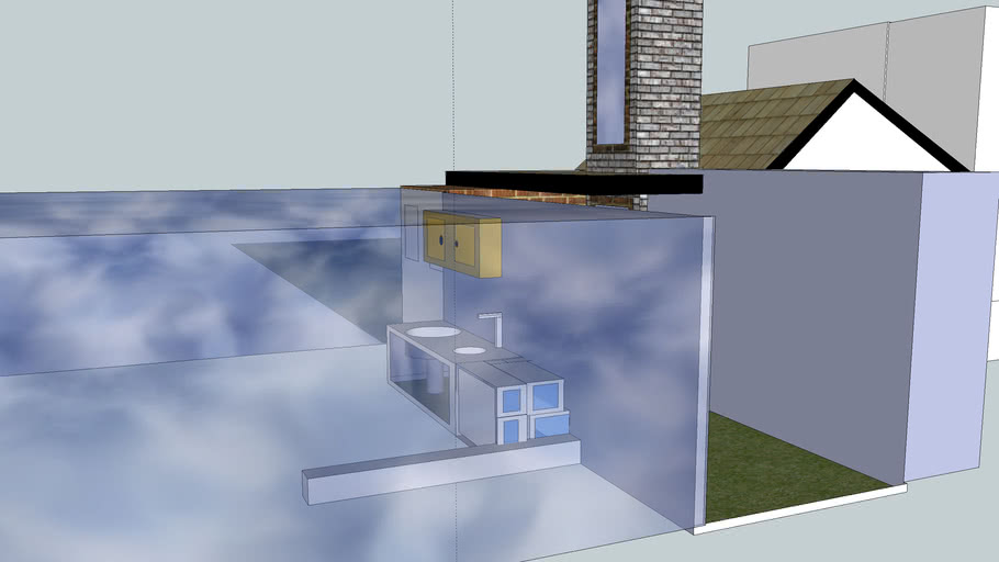 house with wash room | 3D Warehouse