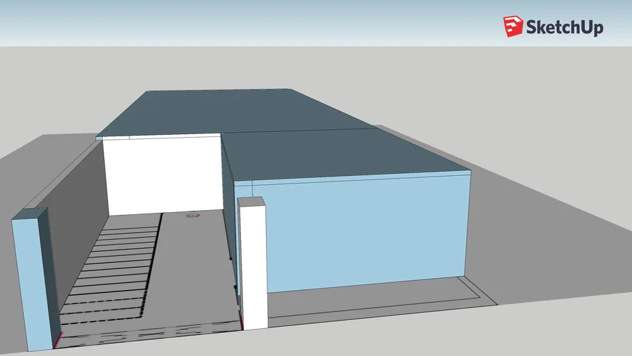 Glass railing | 3D Warehouse