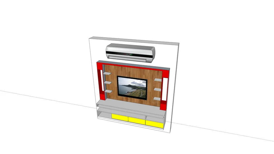TV Panel - Type 1 | 3D Warehouse