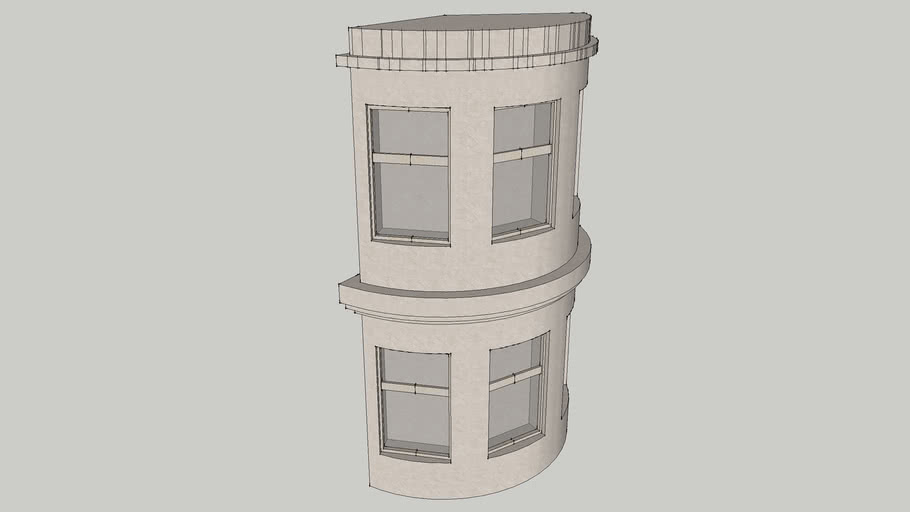 Curved Bay Windows | 3D Warehouse