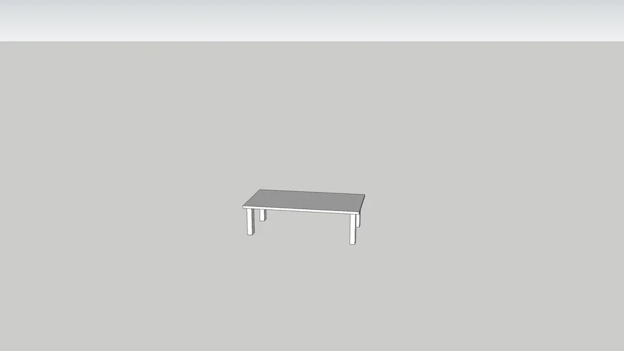table basse simple | 3D Warehouse