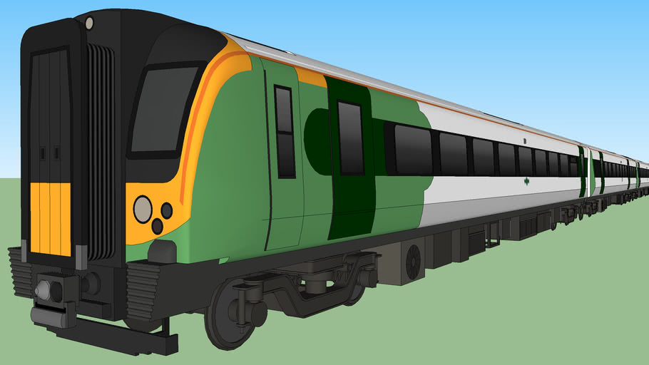 Class 444 Desiro Southern 10-Car | 3D Warehouse
