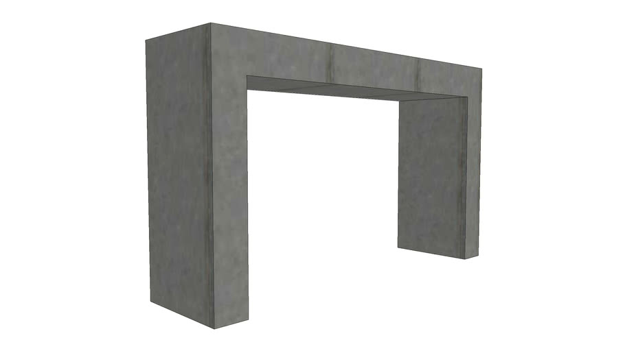 console beton de maison du monde | 3D Warehouse