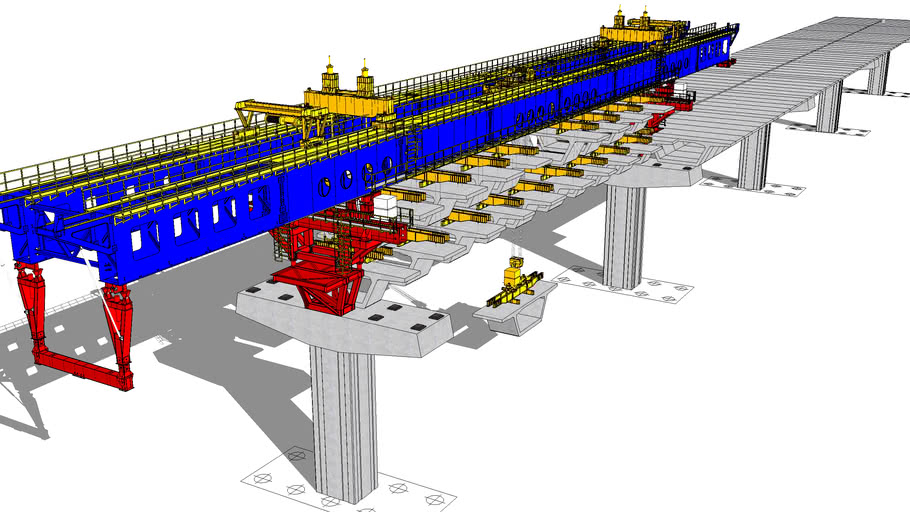 Erection Girder Full Span | 3D Warehouse