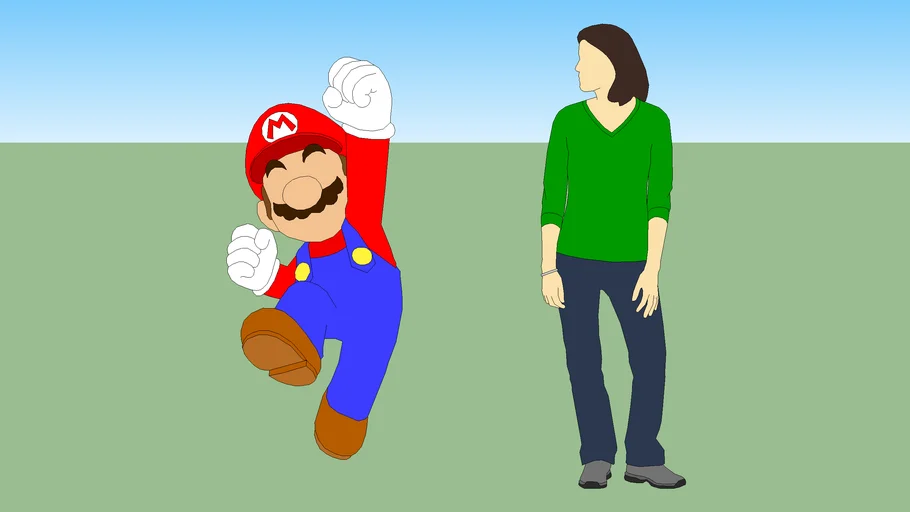 Mario Bros 2D | 3D Warehouse