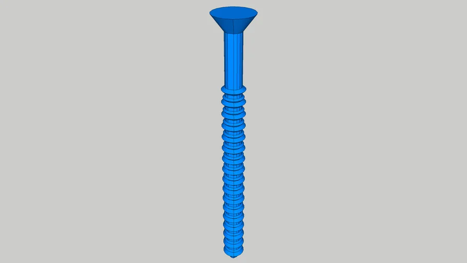 Betonschroeven zeskant kop 12x100 RB | 3D Warehouse