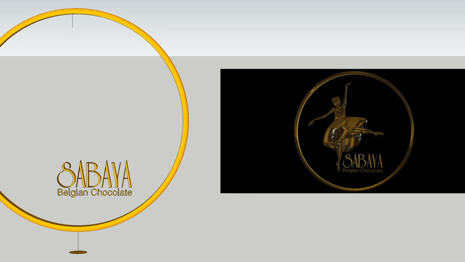 Sabaya Logo Ring (Pair) | 3D Warehouse