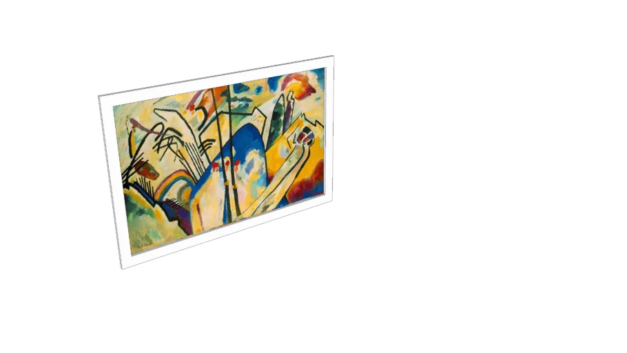 Kandinsky painting 1 | 3D Warehouse