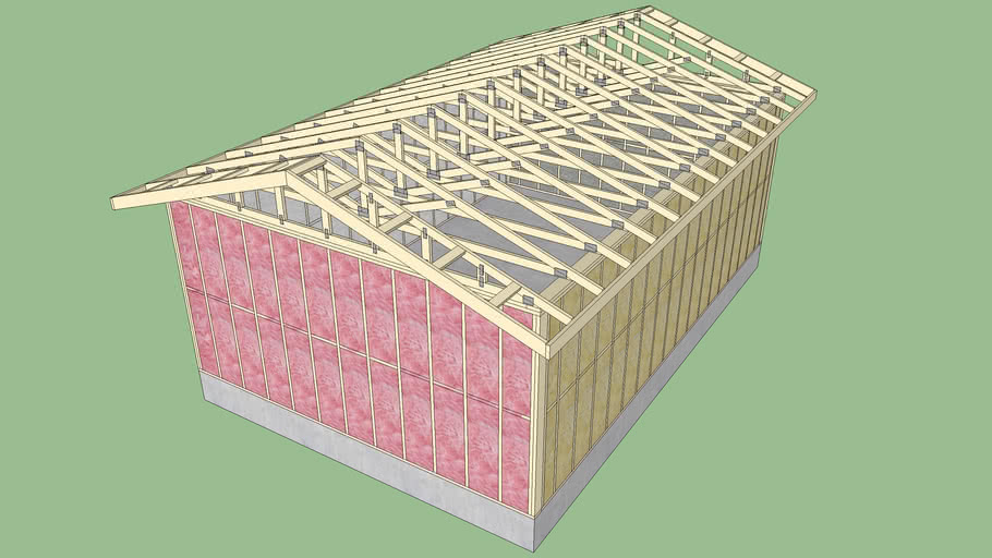 Framing Test 4 - Cavity Insulation | 3D Warehouse