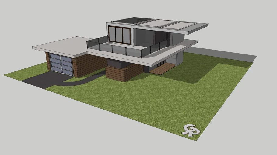 Small Geometric Modern Build Sly Villa] - First Build | 3D Warehouse