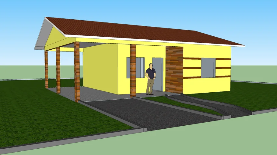 modelo casa 2q | 3D Warehouse