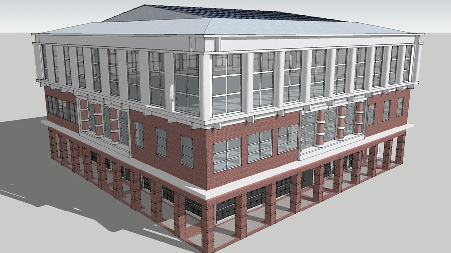 EMU Fictitious Satellite Campus Building-1 | 3D Warehouse