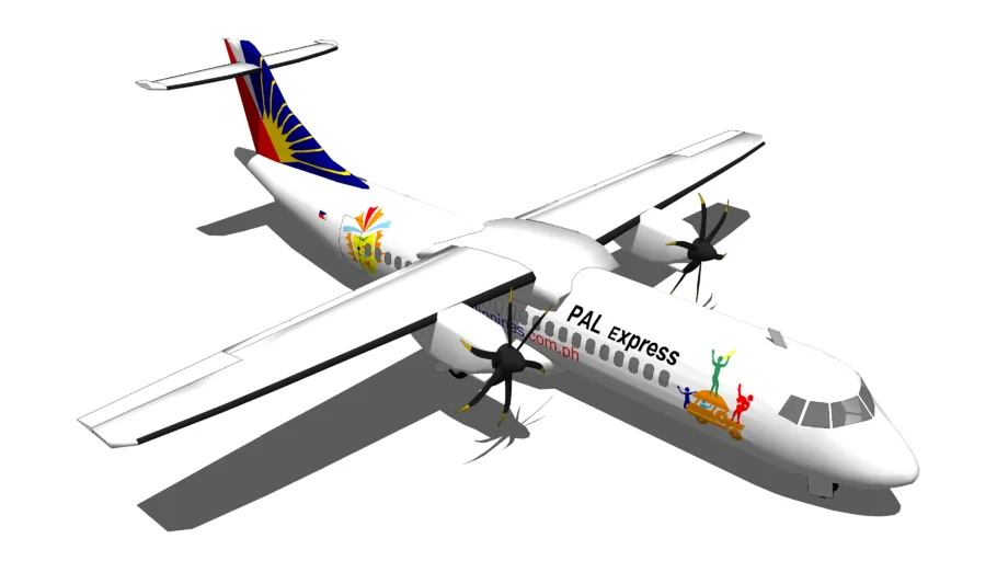 Philippine Airlines (PAL Express *fiesta livery) ATR 72-500 | 3D Warehouse