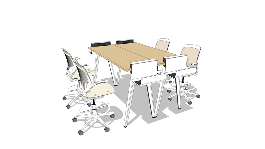 Steelcase- Bfree model | 3D Warehouse