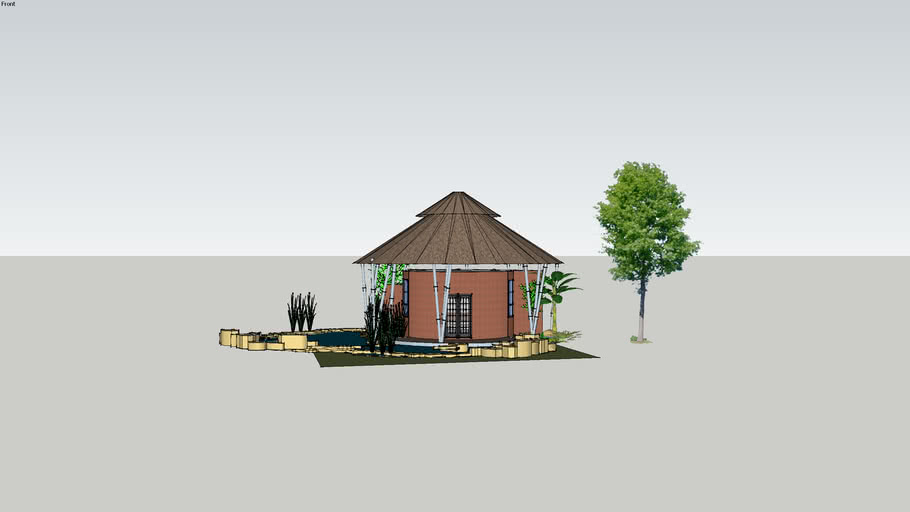 KB HUT with roof | 3D Warehouse