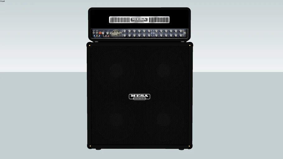 Mesa Boogie Dual Rectifier 100W Amp Guitar | 3D Warehouse