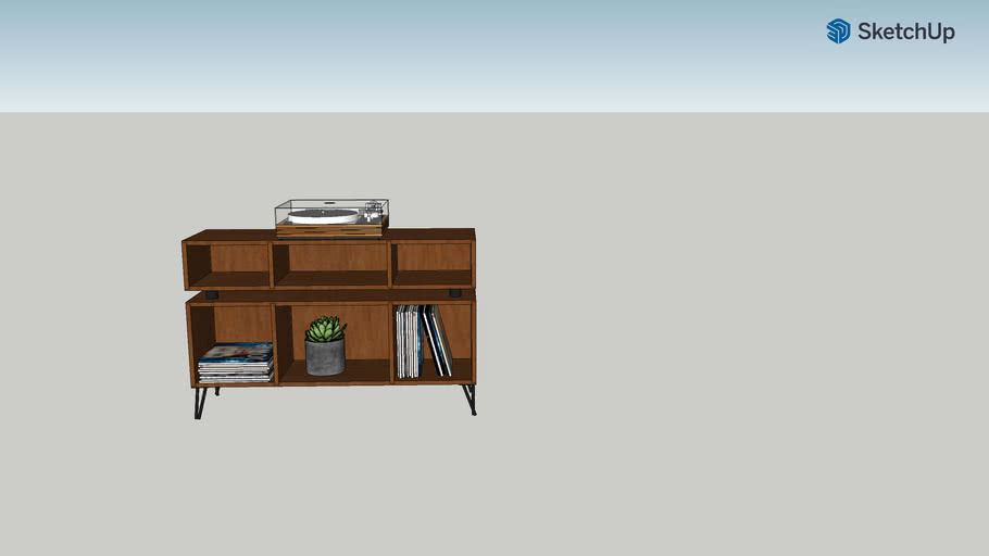 Record Player Stand | 3D Warehouse