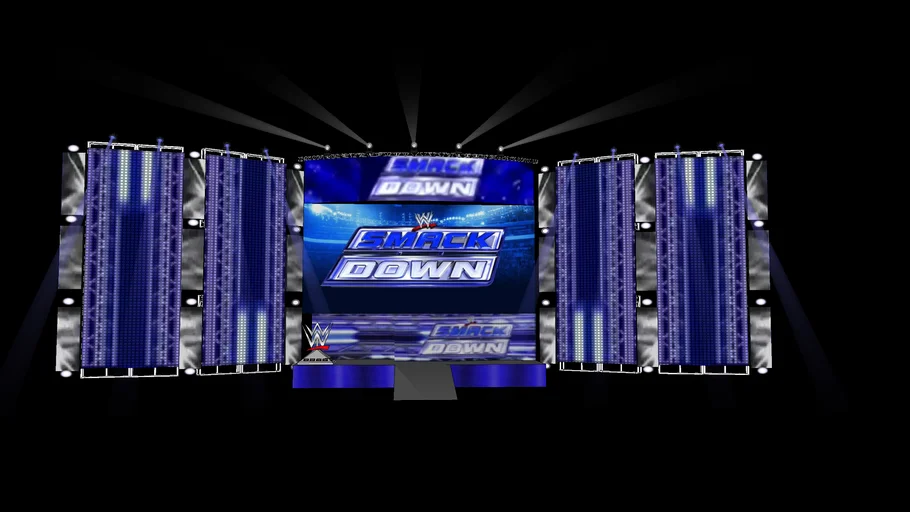 WWE SmackDown Stage 2013 - 2014 | 3D Warehouse