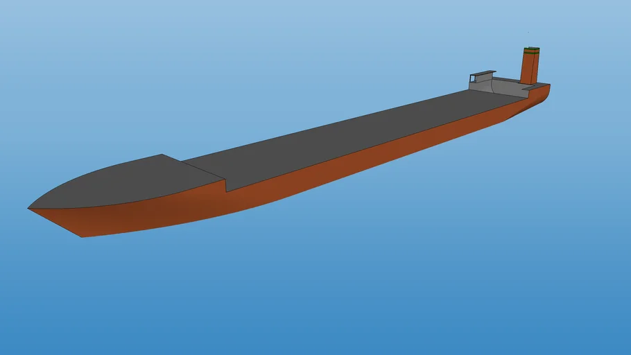 Container Ship Without Load | 3D Warehouse