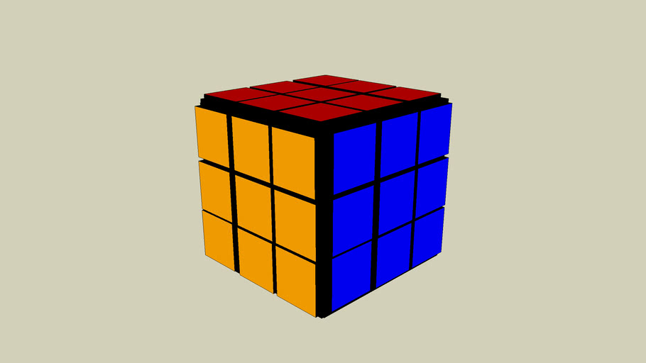 Rubik's cube (finished) | 3D Warehouse
