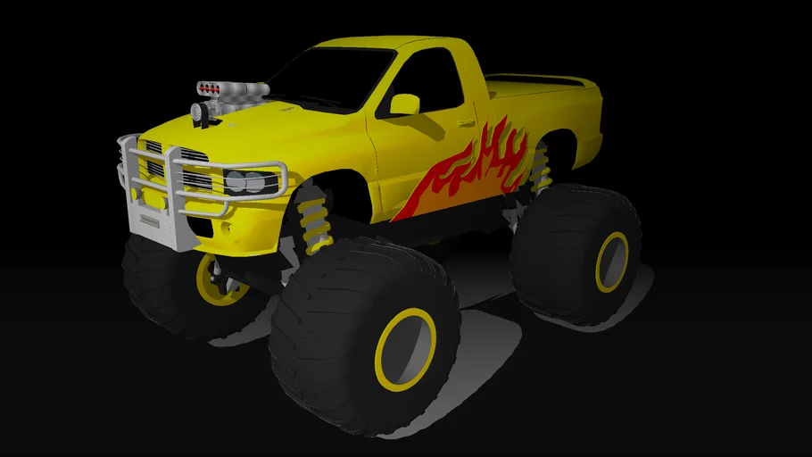 Dodge Ram Monster Truck | 3D Warehouse