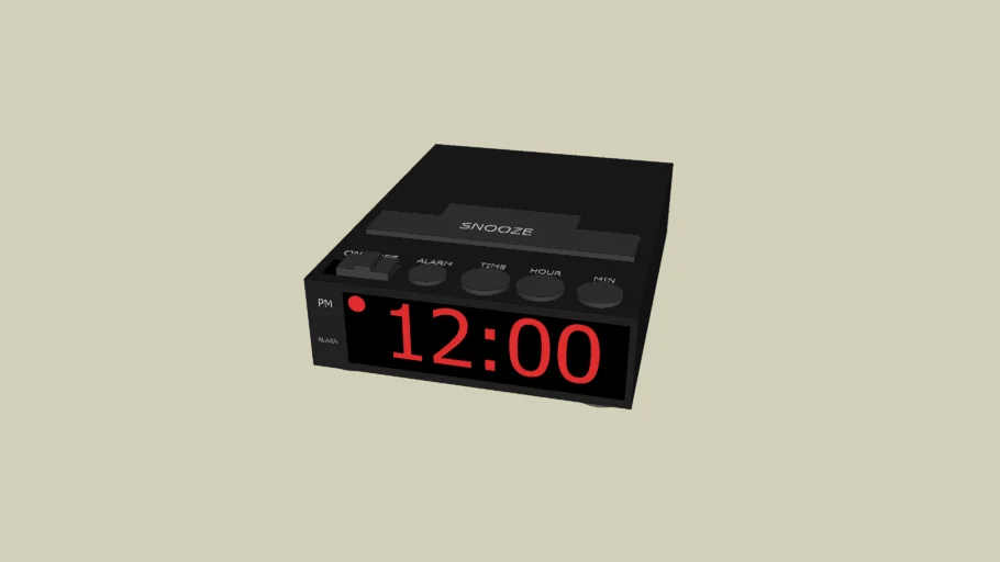 Alarm Clock | 3D Warehouse