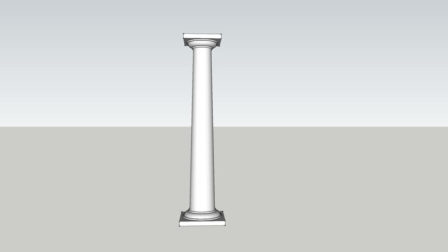 Variation on Doric Column | 3D Warehouse