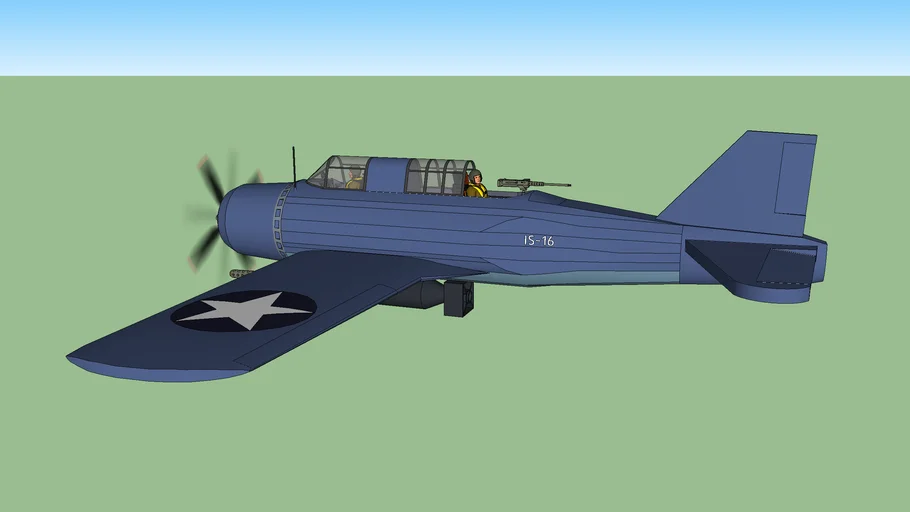 Vought SB2U Vindicator | 3D Warehouse