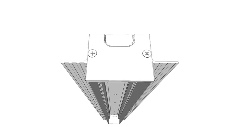 Do-it . Perfil embutido sem aba 0,5m . cod. ACS.5195 | 3D Warehouse
